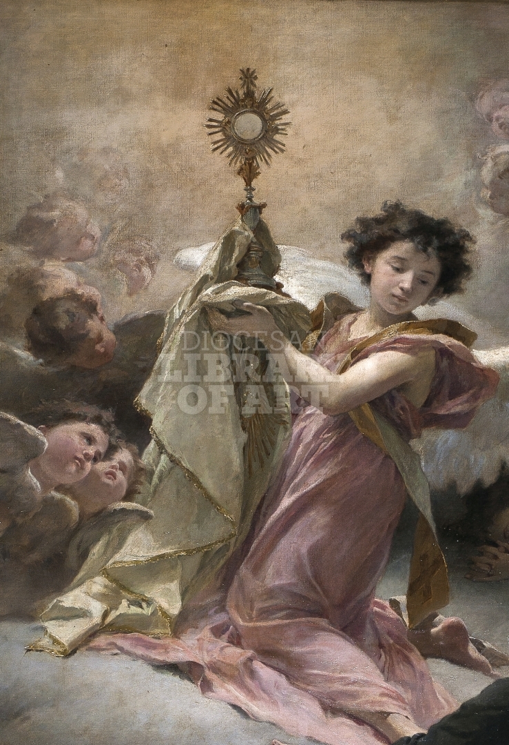 Diocesan Library of Art - Saint Francis Borgia Prays in Front of the ...