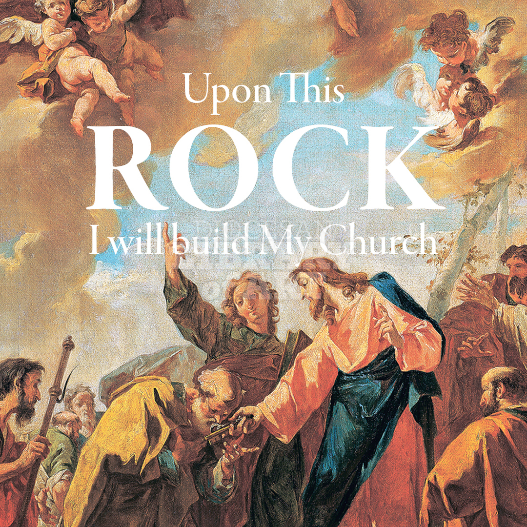 Diocesan Library Of Art Upon This Rock I Will Build My Church Square
