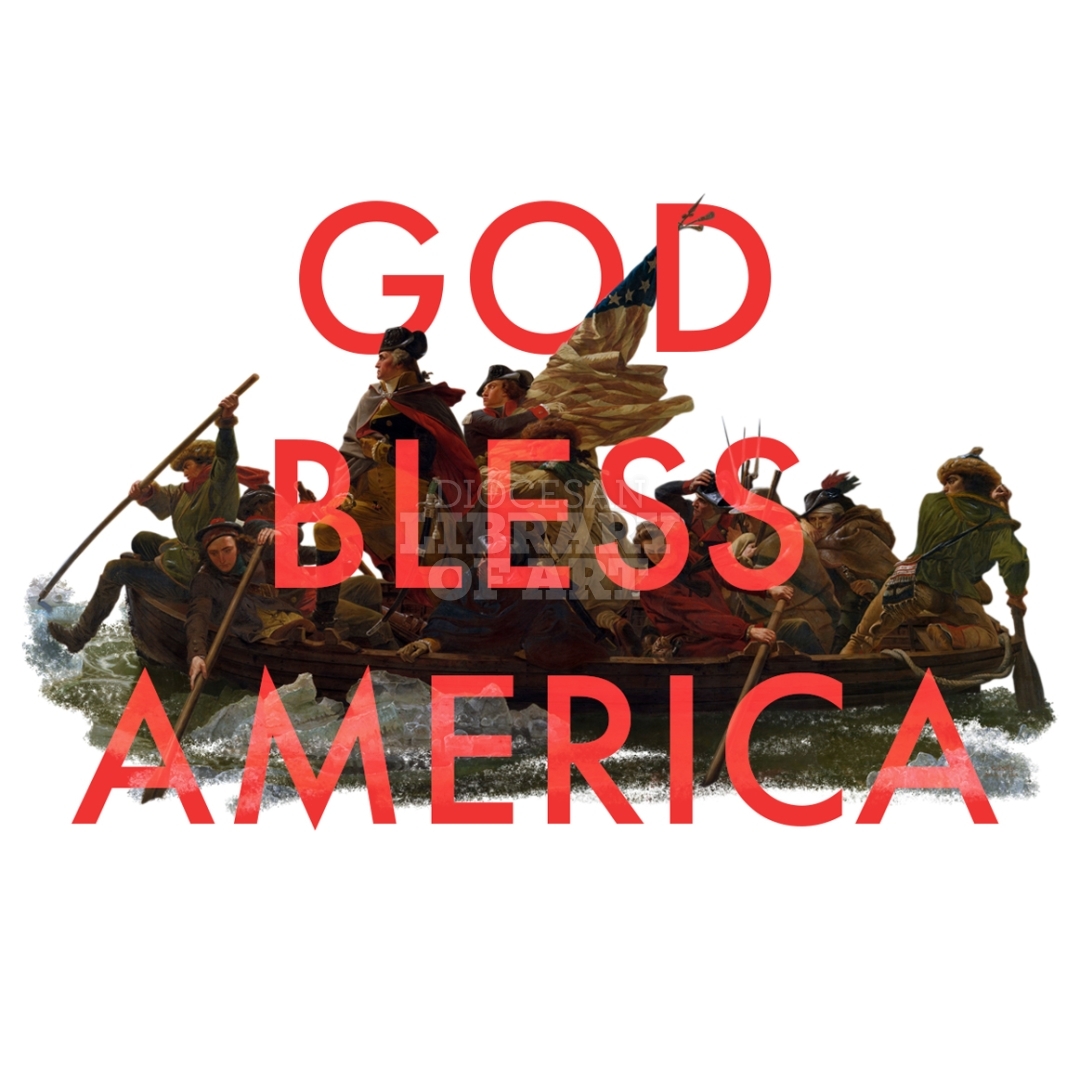Diocesan Library of Art - God Bless America Clipped : Square