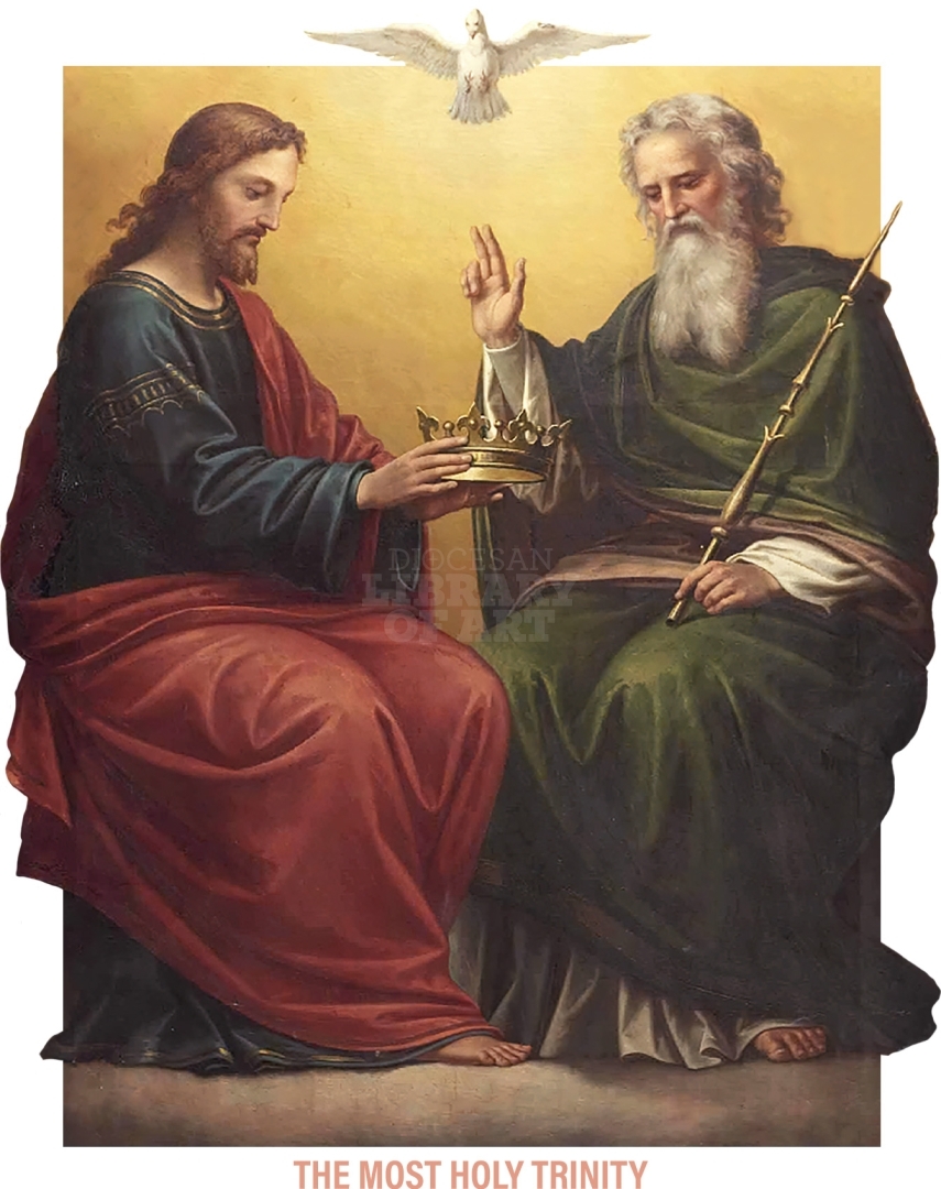 Diocesan Library of Art - The Most Holy Trinity Framed : Design