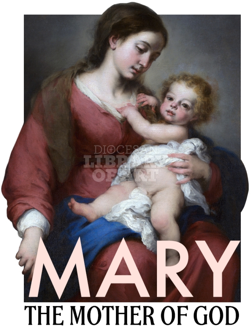 Diocesan Library of Art - Mary the Mother of God Framed : Design