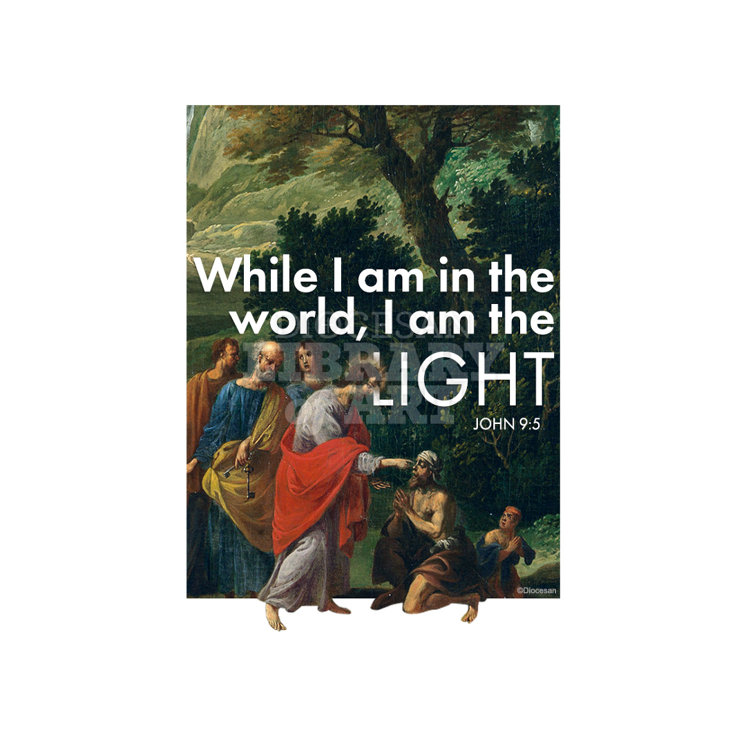 Diocesan Library of Art - While I am in the World Framed : Square