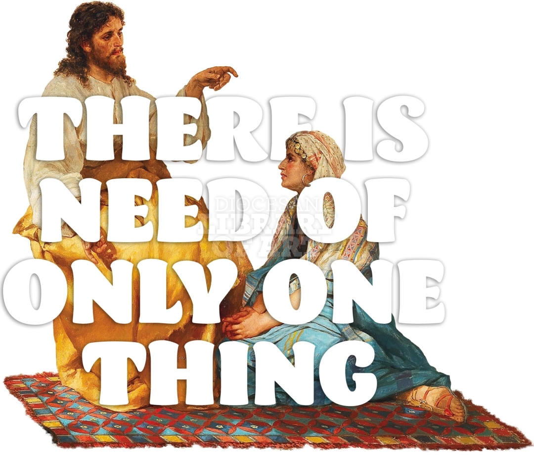 Diocesan Library of Art - There is Need of Only One Thing Clipped : Design