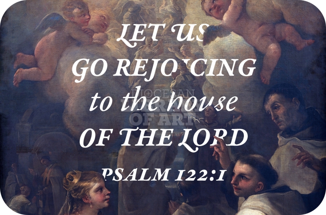Diocesan Library of Art - Let Us Go Rejoicing : Half Page